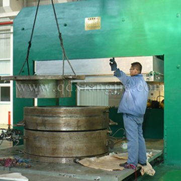 Installation and commissioning of plate vulcanizer